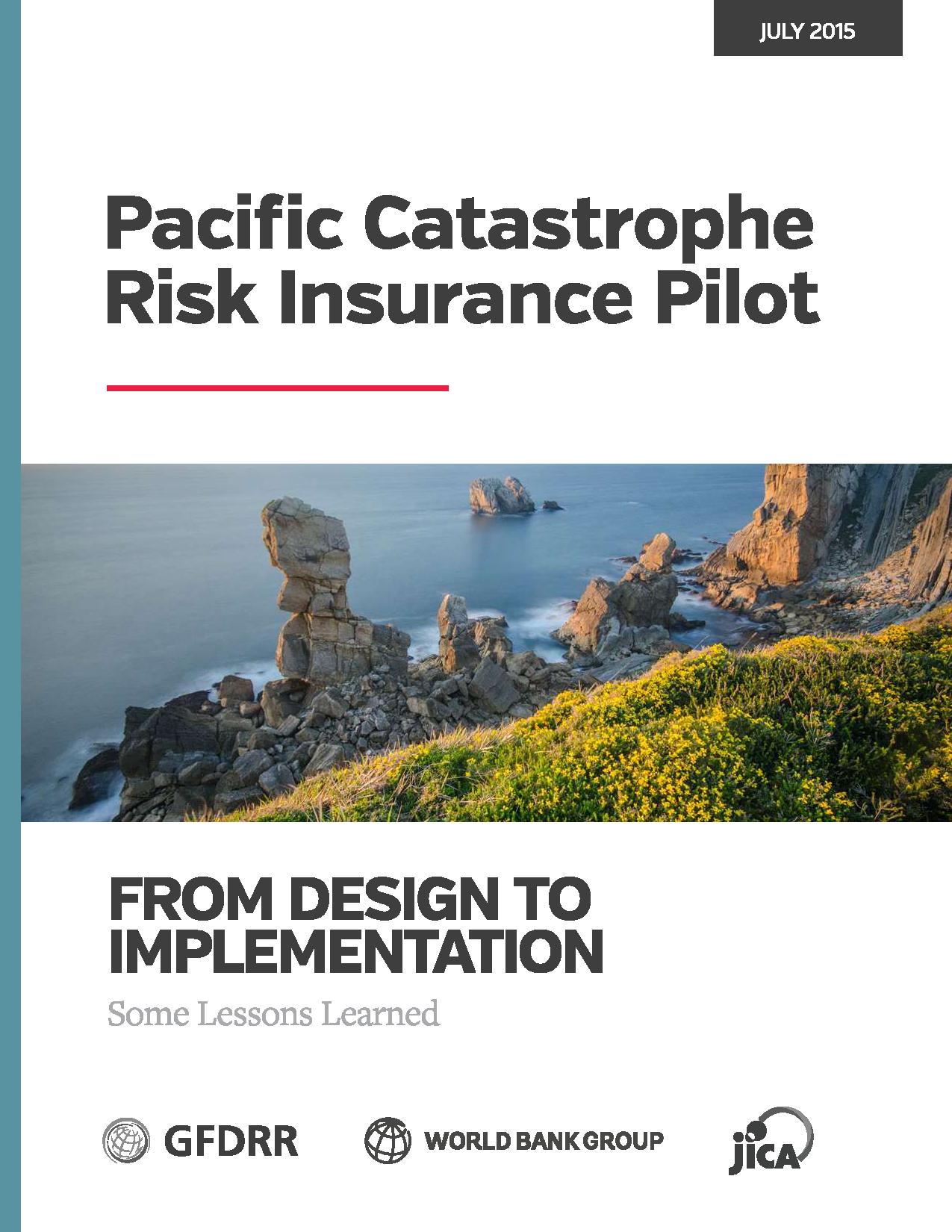 Pacific Catastrophe Risk Insurance Pilot | GFDRR