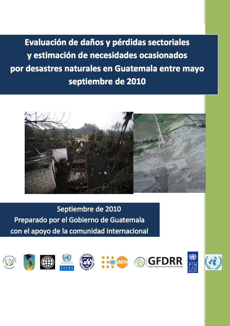 Evaluación De Daños Y Pérdidas Sectoriales Y Estimación De Necesidades
